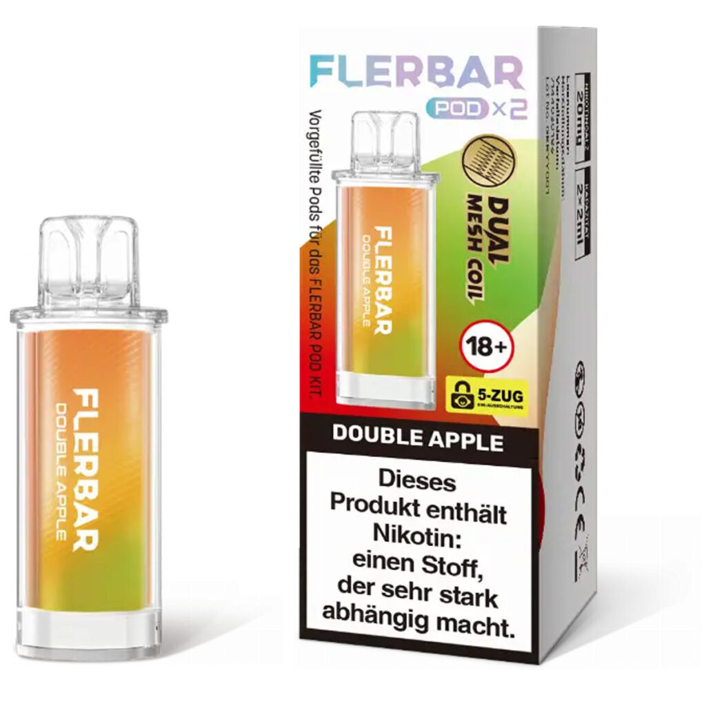 Flerbar Pods mit 2% Nikotin | Double Apple | 11-Bar
